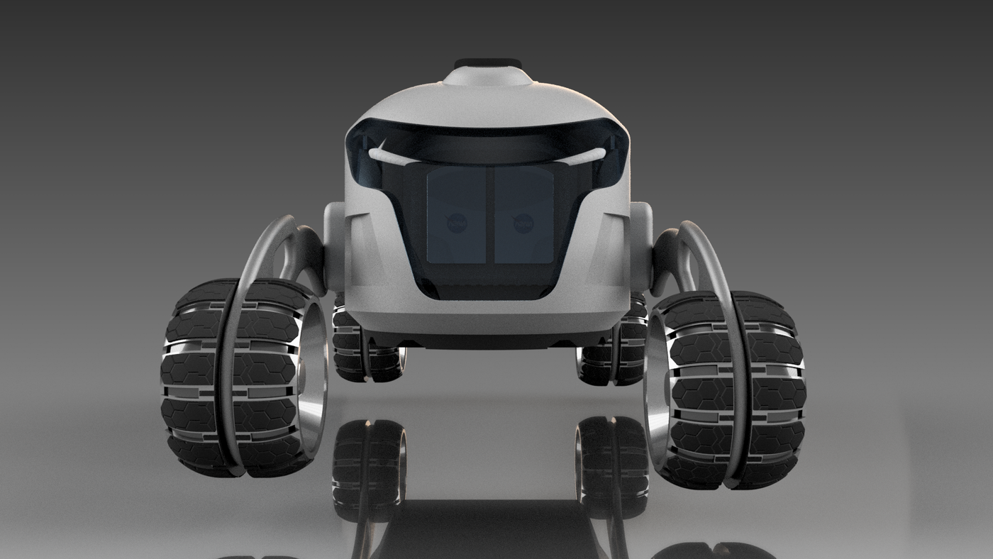 SRV (Solar Rover Vehicle) Concept by Adam Robinson at Coroflot.com