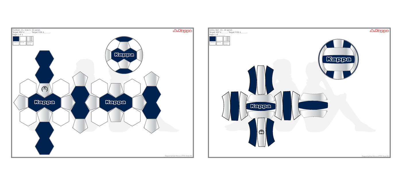 Kappa. 2011. Promotional sports equipment design. by Adam Atkinson at ...