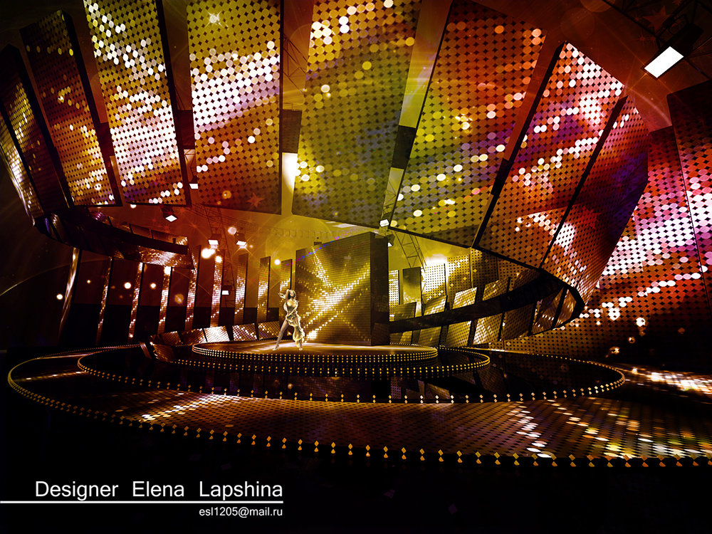 Concert decoration by Elena Lapshina at Coroflot.com