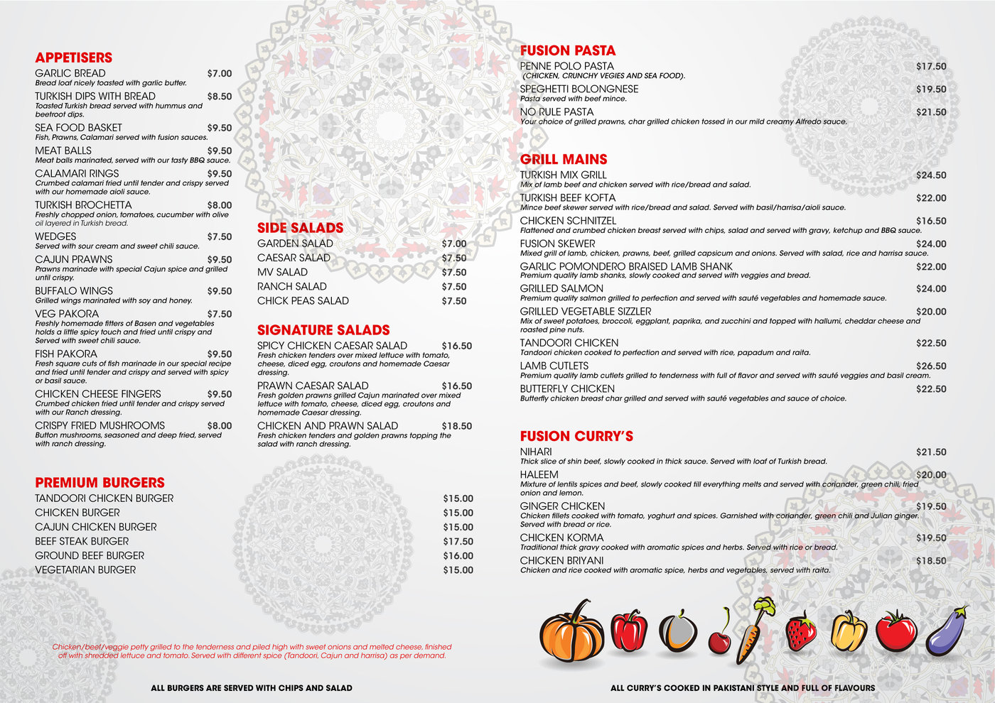 Fusion Menu by MUHAMMAD MOIZ QURESHI at Coroflot.com