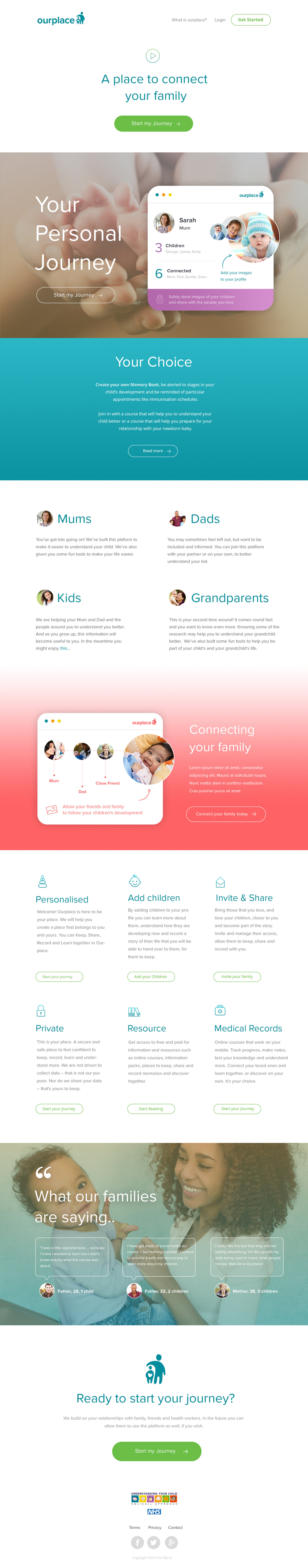 NHS Social Platform UX Design by This is Fresh Face at Coroflot.com