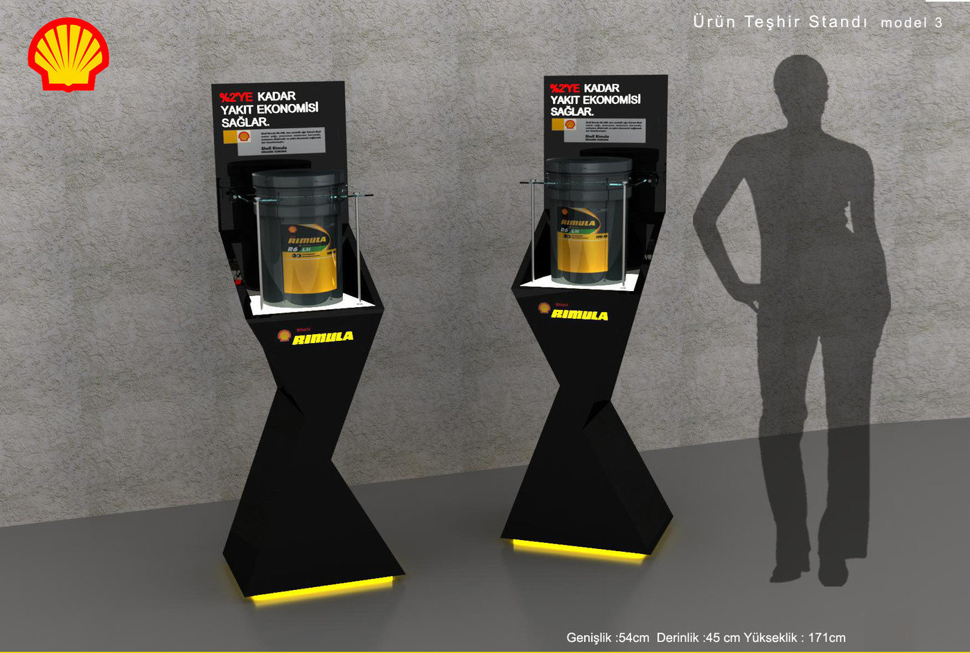 SHELL Display stand design by damla temiz at Coroflot.com