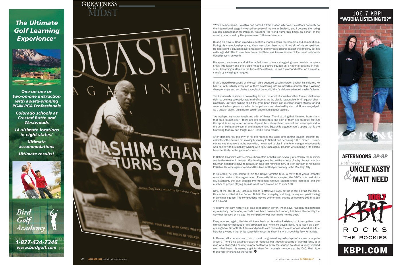 Greatness in Our Midst: Hashim Kahn is a Living Legend, the Greatest ...