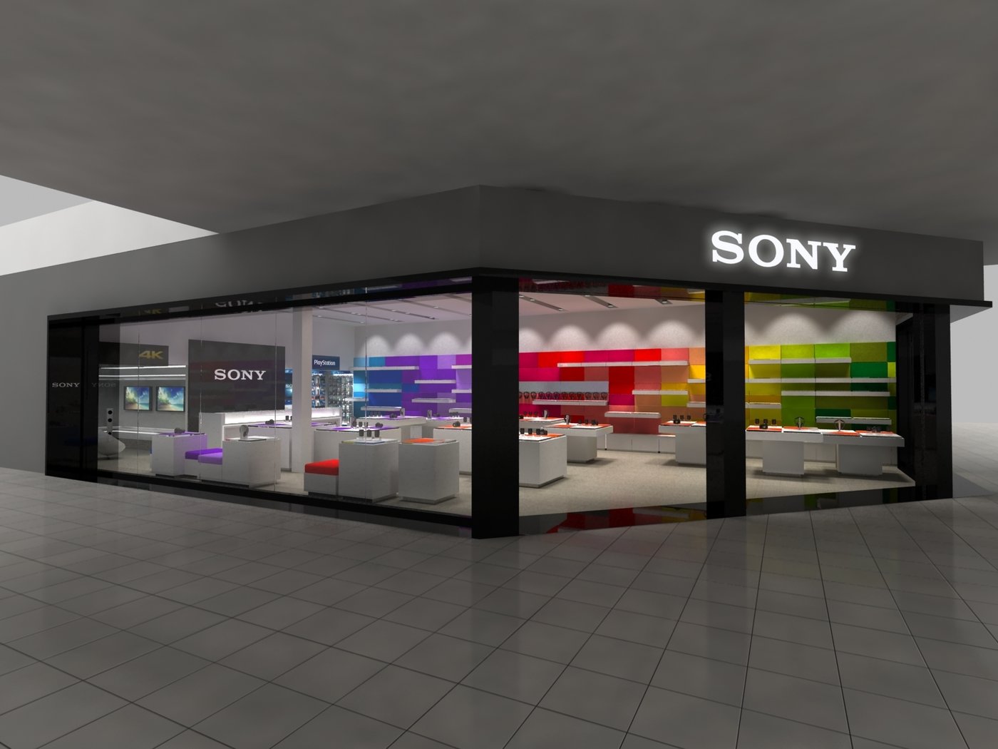 SONYSTORE Plaza Oeste 1 by Felipe Goknock at Coroflot.com