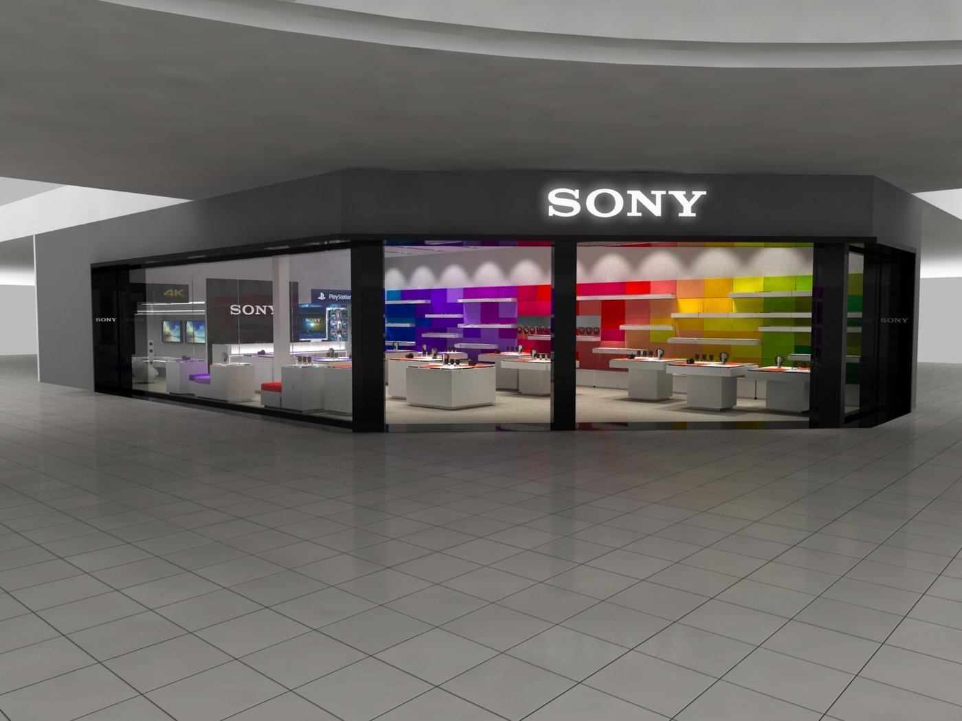 SONYSTORE Plaza Oeste 1 by Felipe Goknock at Coroflot.com