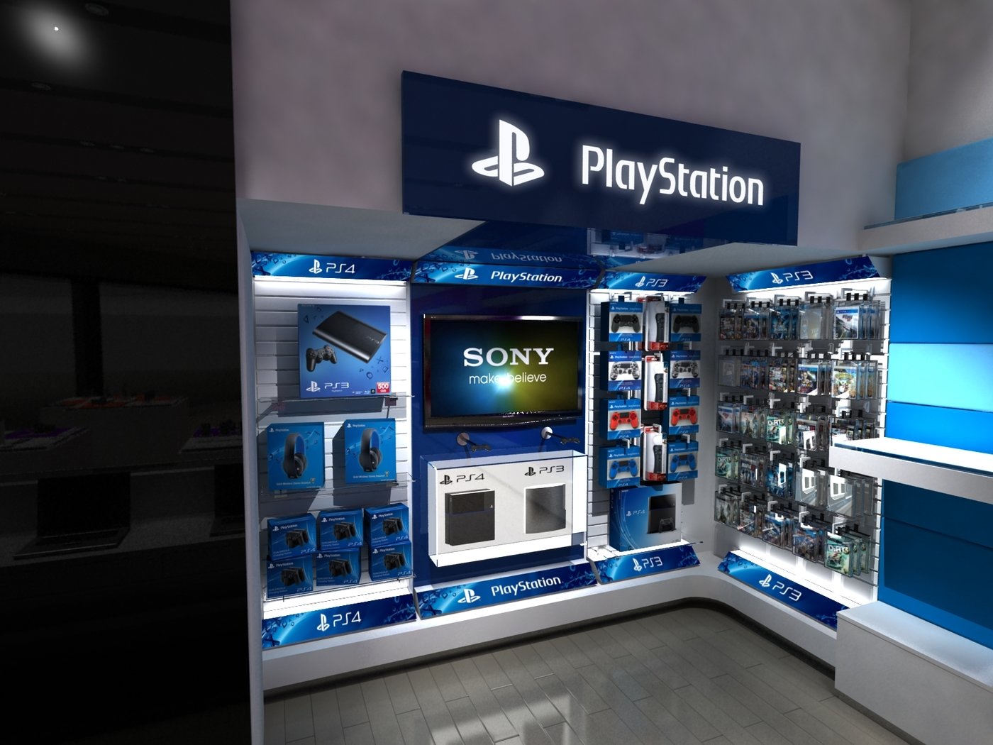 SONYSTORE Plaza Oeste 1 by Felipe Goknock at Coroflot.com