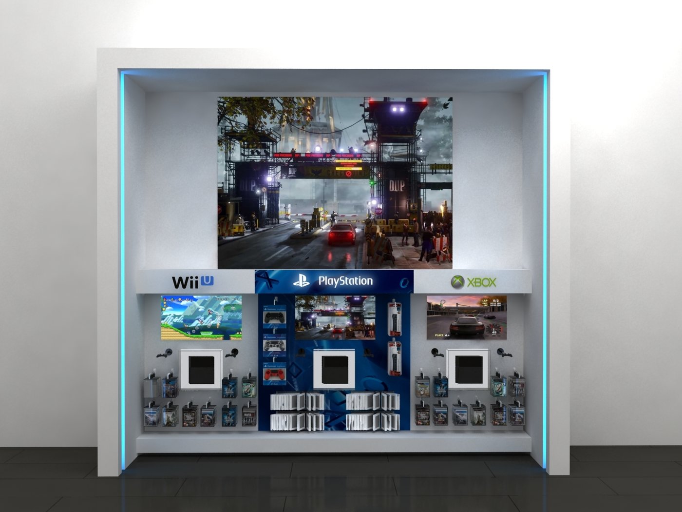 Corner PLAYSTATION Jumbo 1 by Felipe Goknock at Coroflot.com