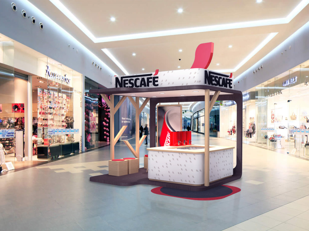 Stand Nescafe 2 by Felipe Goknock at Coroflot.com