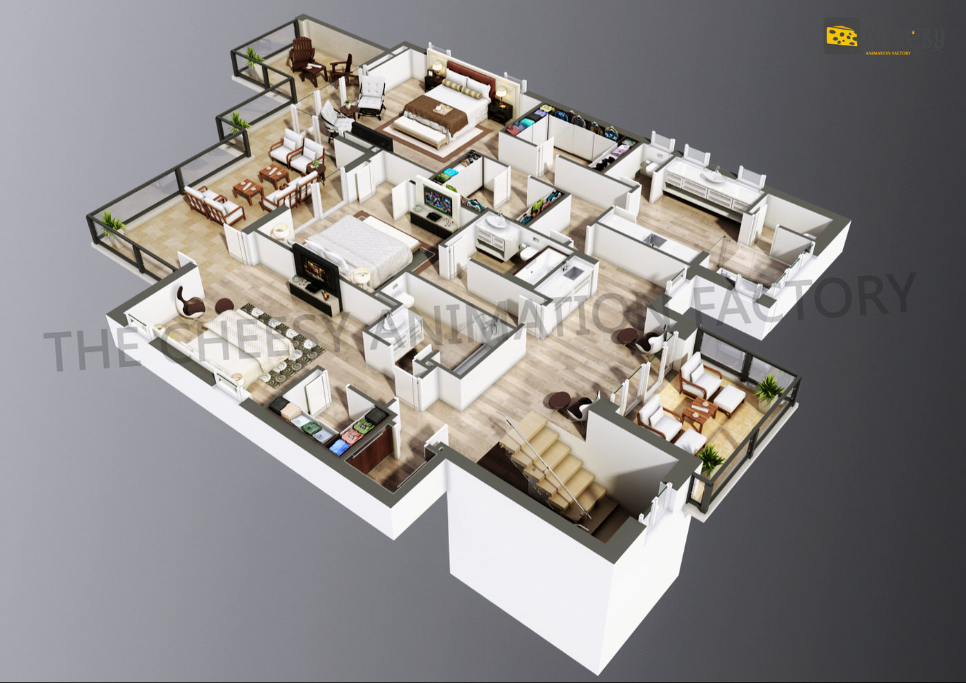 3D Floor Plan Visualization Services Provider by Rambin Jackson at ...