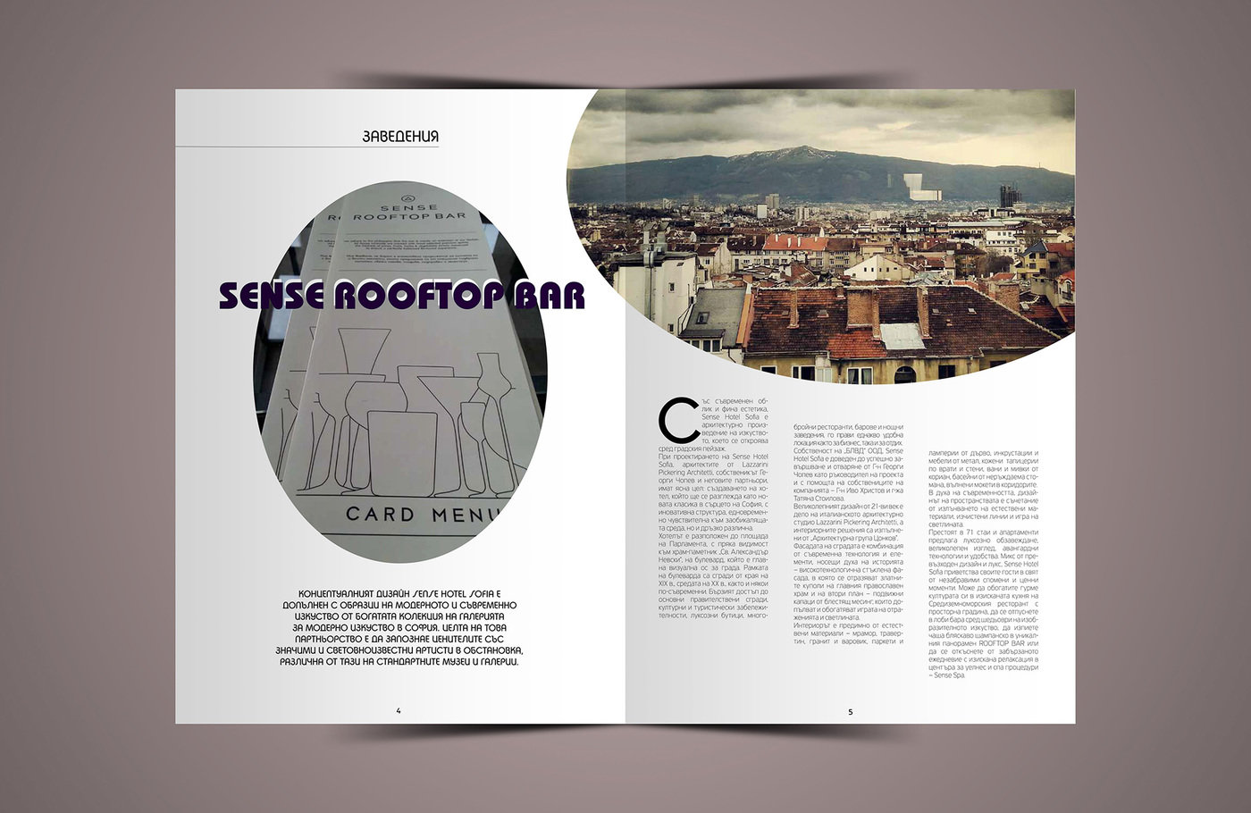 "Sofia" magazine layouts (university work) by Iana Mishina at Coroflot.com