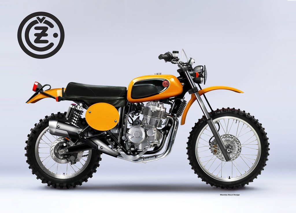 CZ TRAIL 400 CLASSIC CONCEPT by Oberdan Bezzi at Coroflot.com