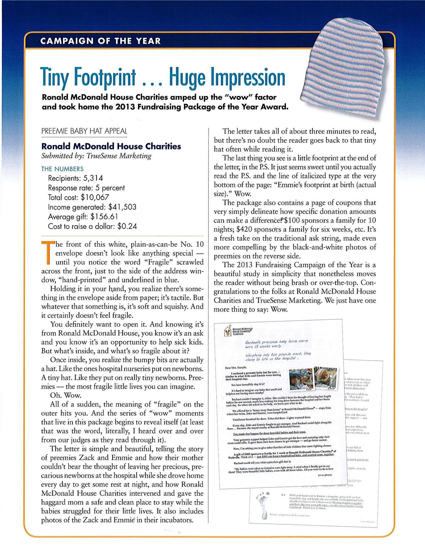 Campaign of the Year Award by Jennifer B. Miller at Coroflot.com