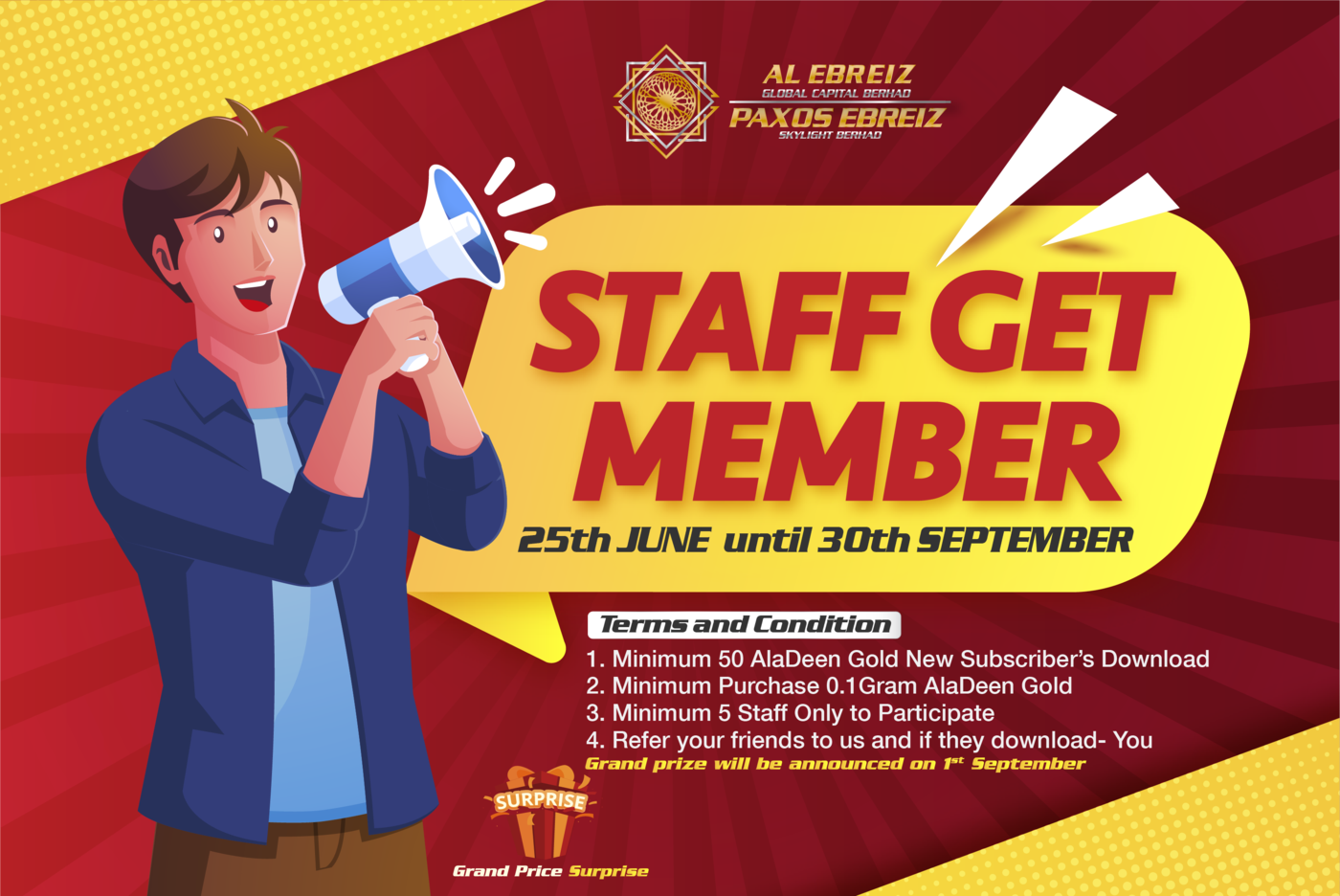 Staff Get Member poster by Ahsan Ali Rasheed at Coroflot.com