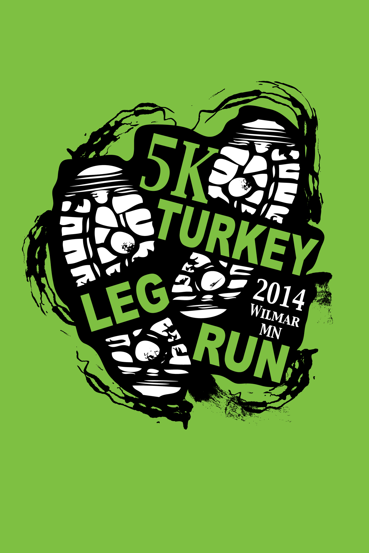 Turkey Leg Run Branded Logo by Julie Lemons at Coroflot.com