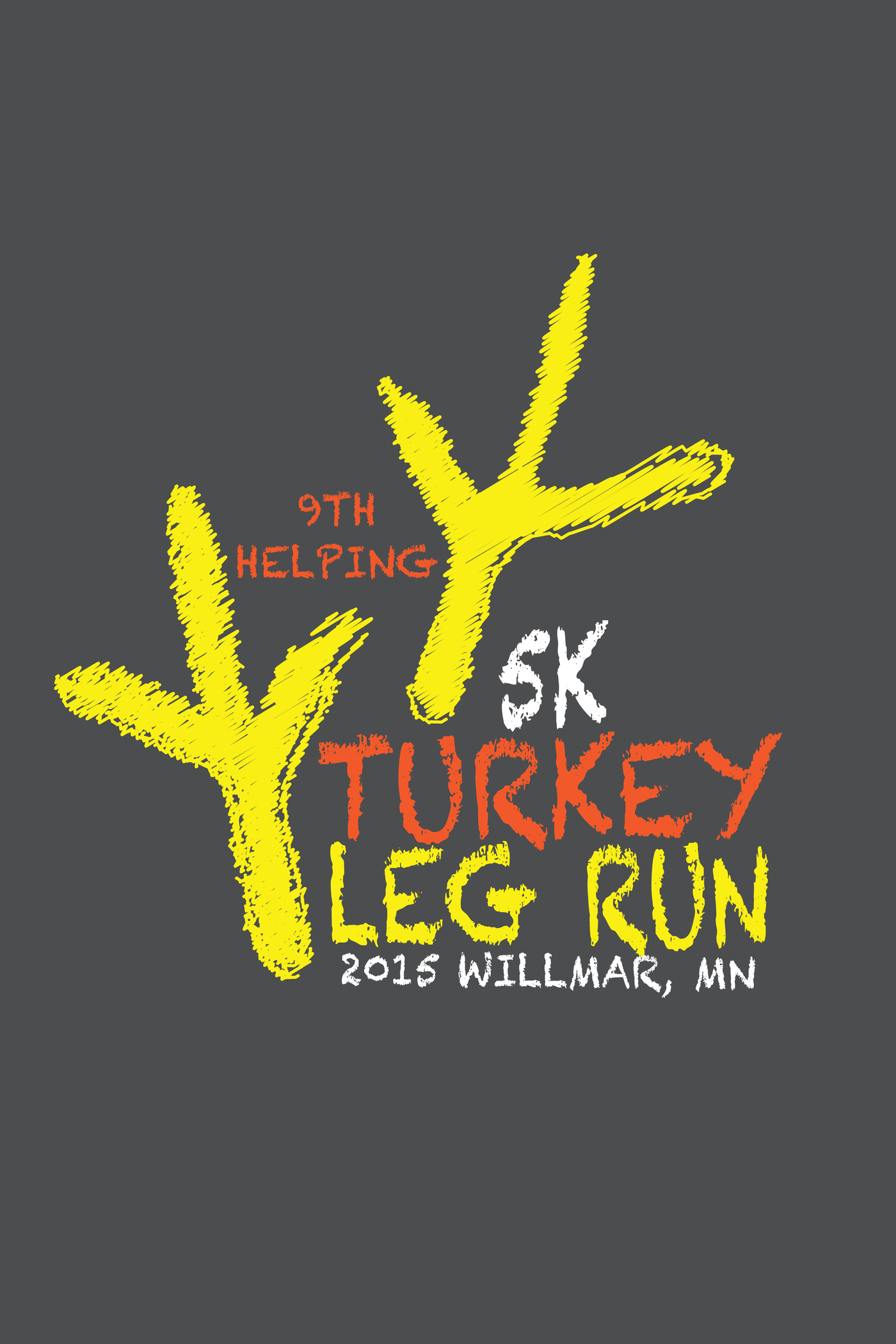 Turkey Leg Run Branded Logo by Julie Lemons at Coroflot.com