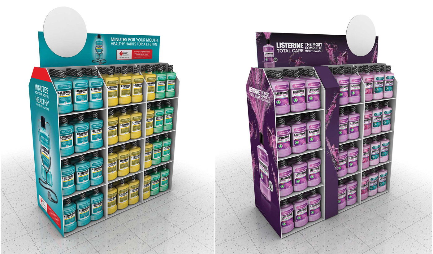 LISTERINE® PALLET DISPLAY by Brian S at Coroflot.com