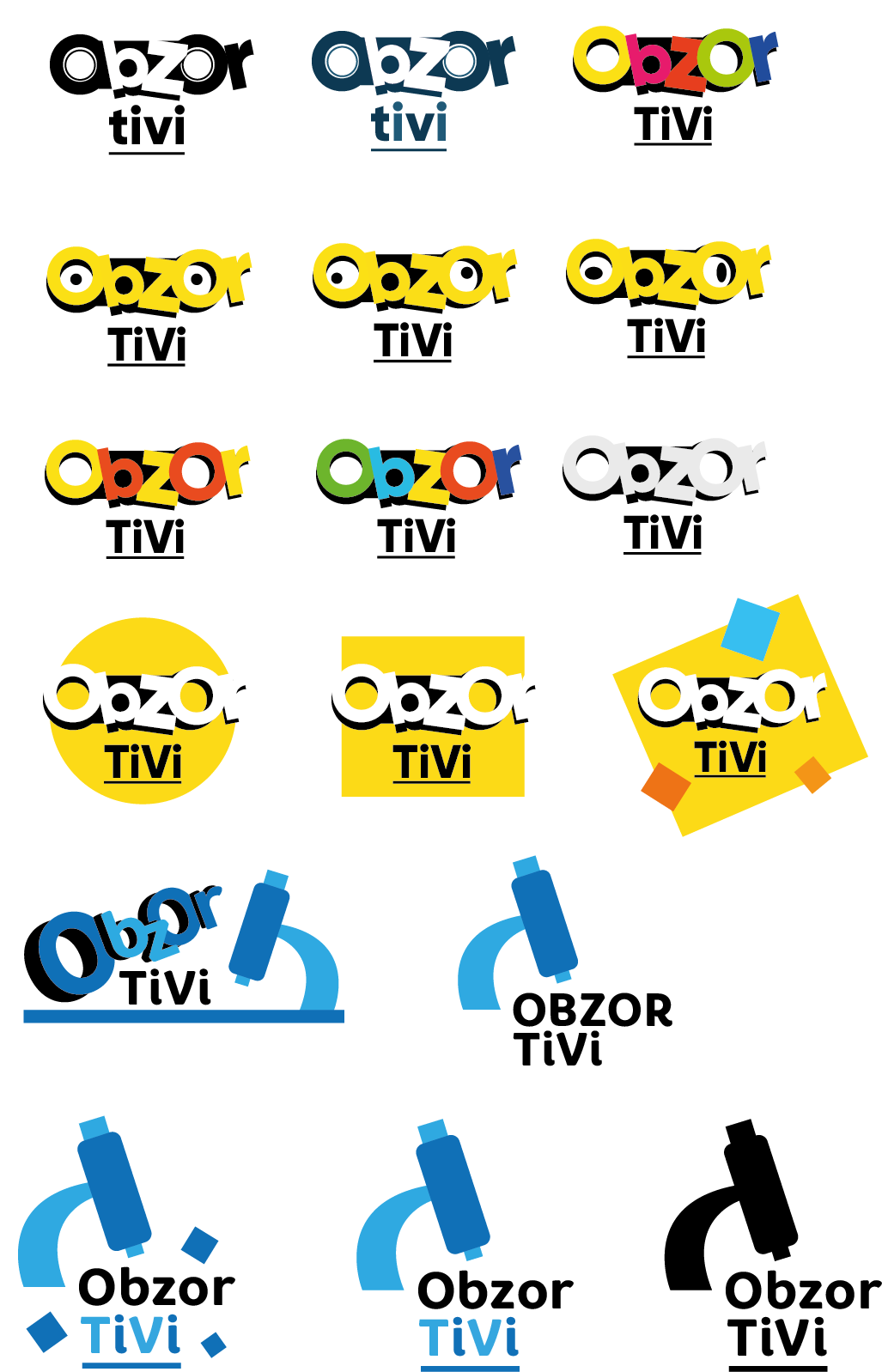 Logo - Obzor TiVi by Andrey Mescheryakov at Coroflot.com