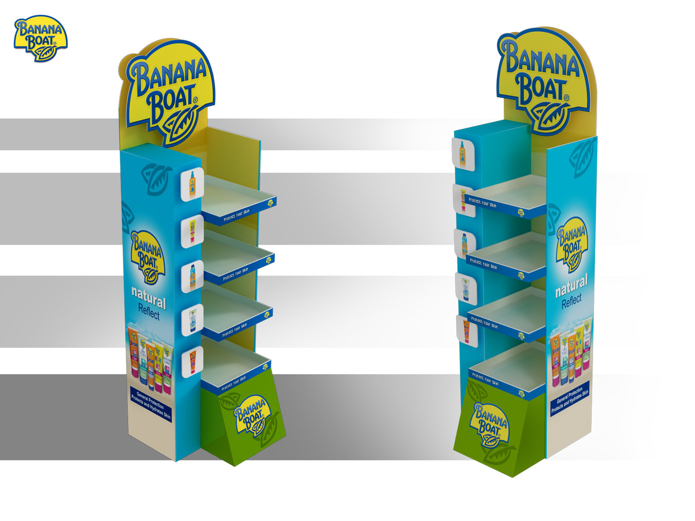 corrugated stands by ASIM TARHAN at Coroflot.com