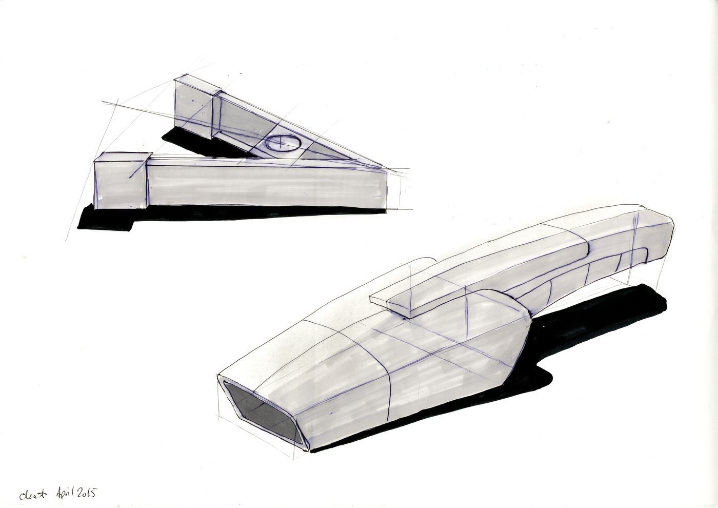 An upload by Oliver Lunt on Coroflot: to the project General Sketch Work