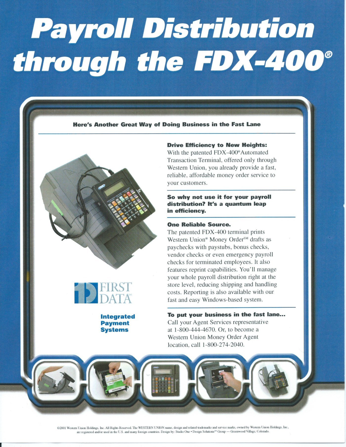 Western Union Money Order Machine