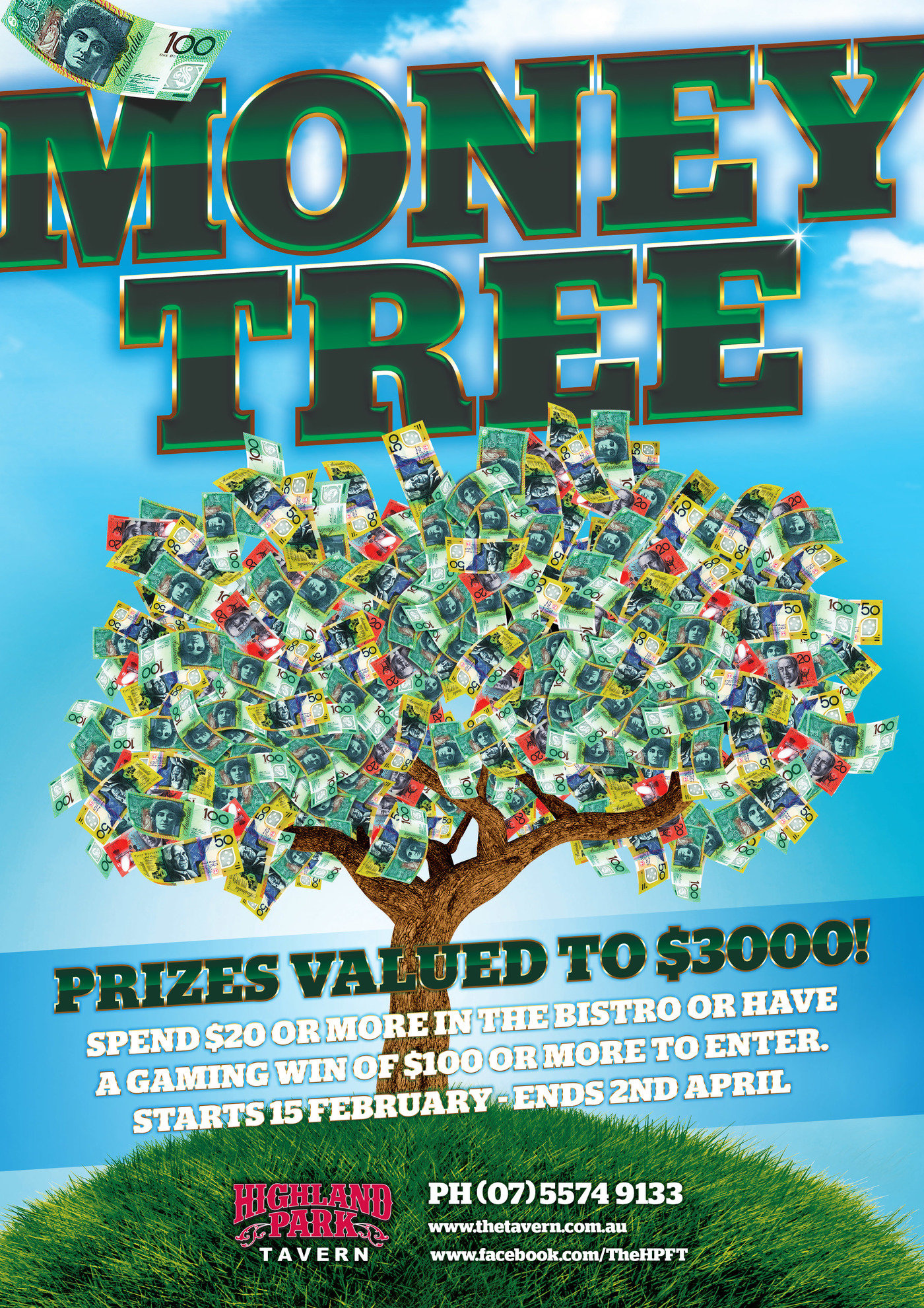 Highland Park Tavern - Money Tree Promotion by Benjamin Luttrell at ...