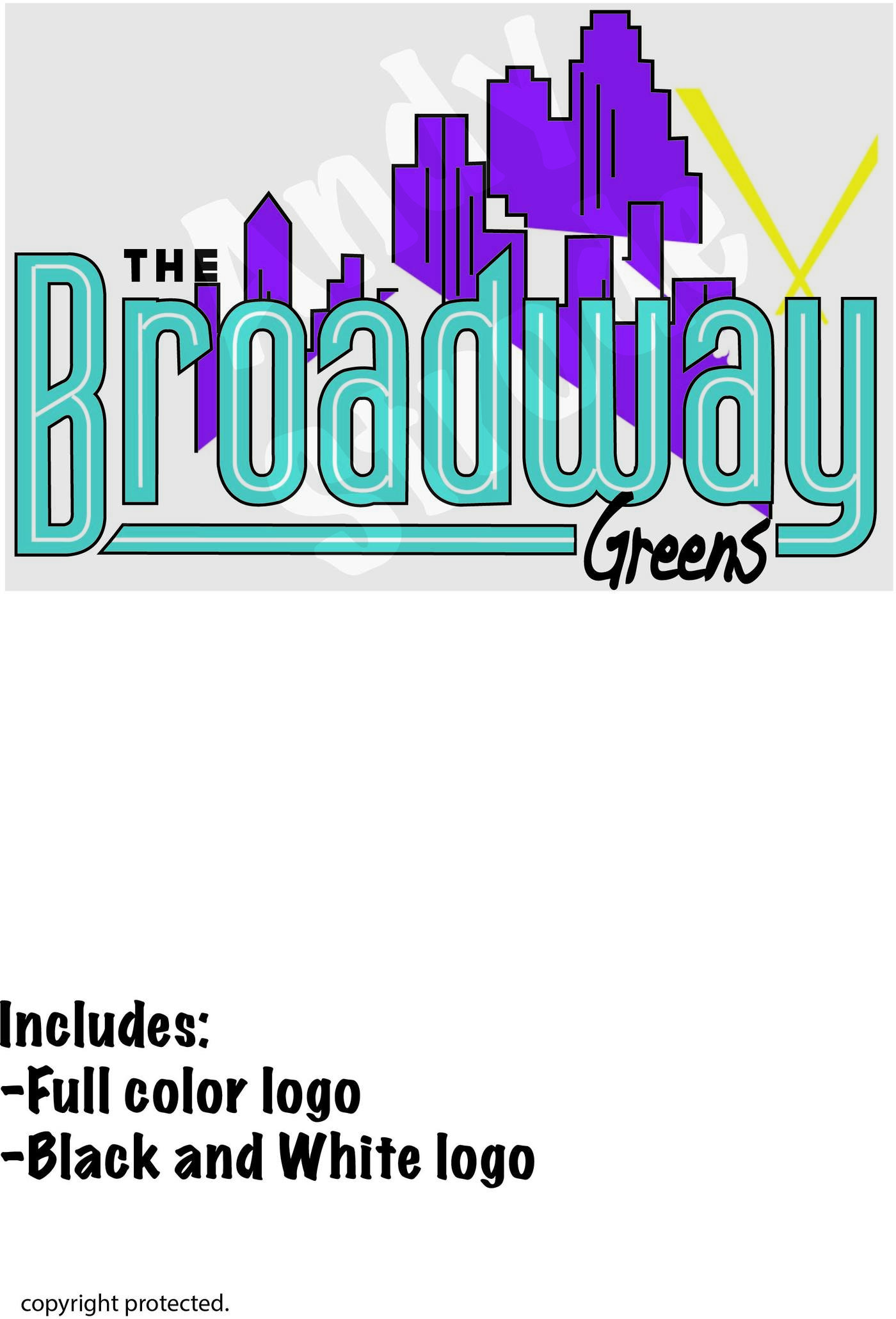 Broadway Green shop Logo by Andy Strode at Coroflot.com