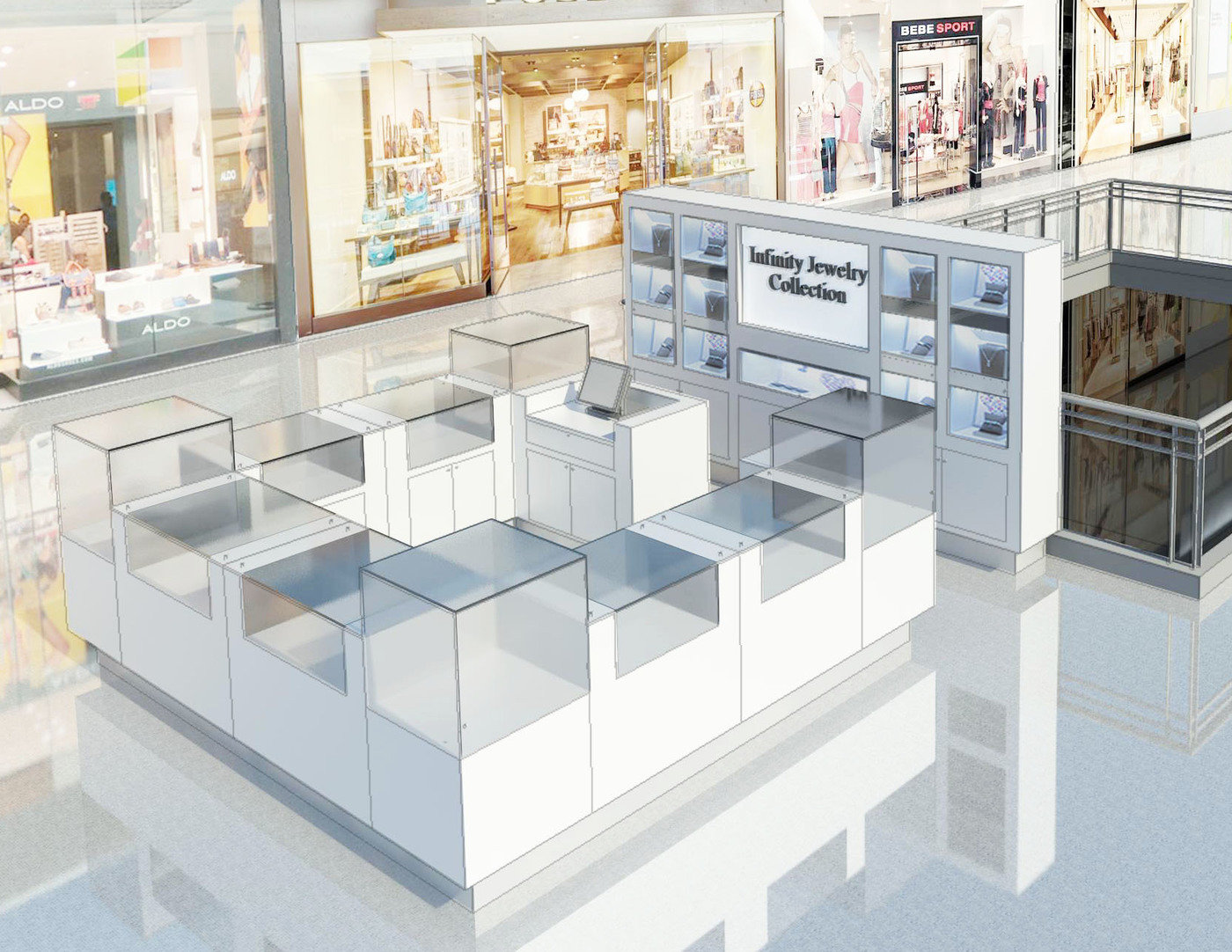 Jewelry Kiosk_Conceptual Design by Taylor Lawrence at Coroflot.com