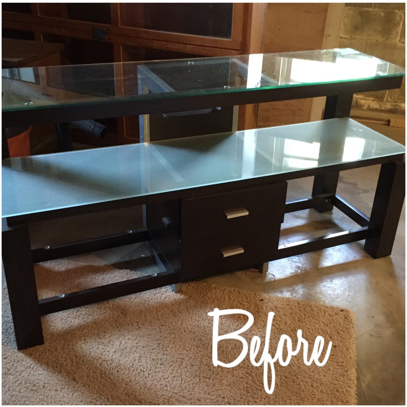 From Modern to Rustic Entertainment Center by Gabrielle Sheppard at ...