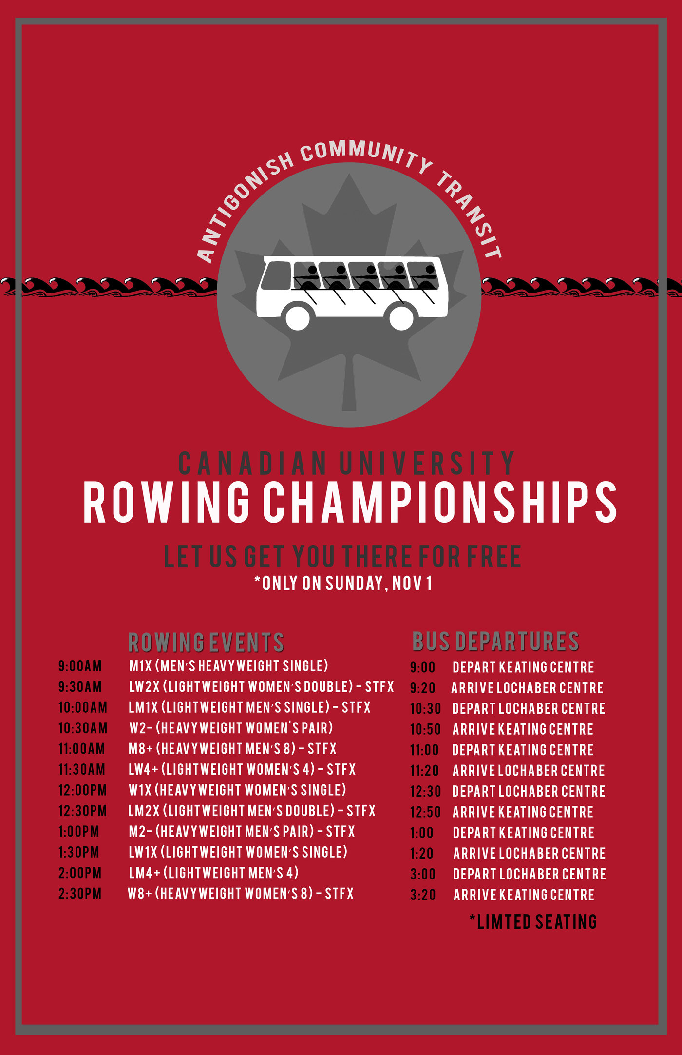 Rowing Championships Poster by Clare Bekkers at Coroflot.com