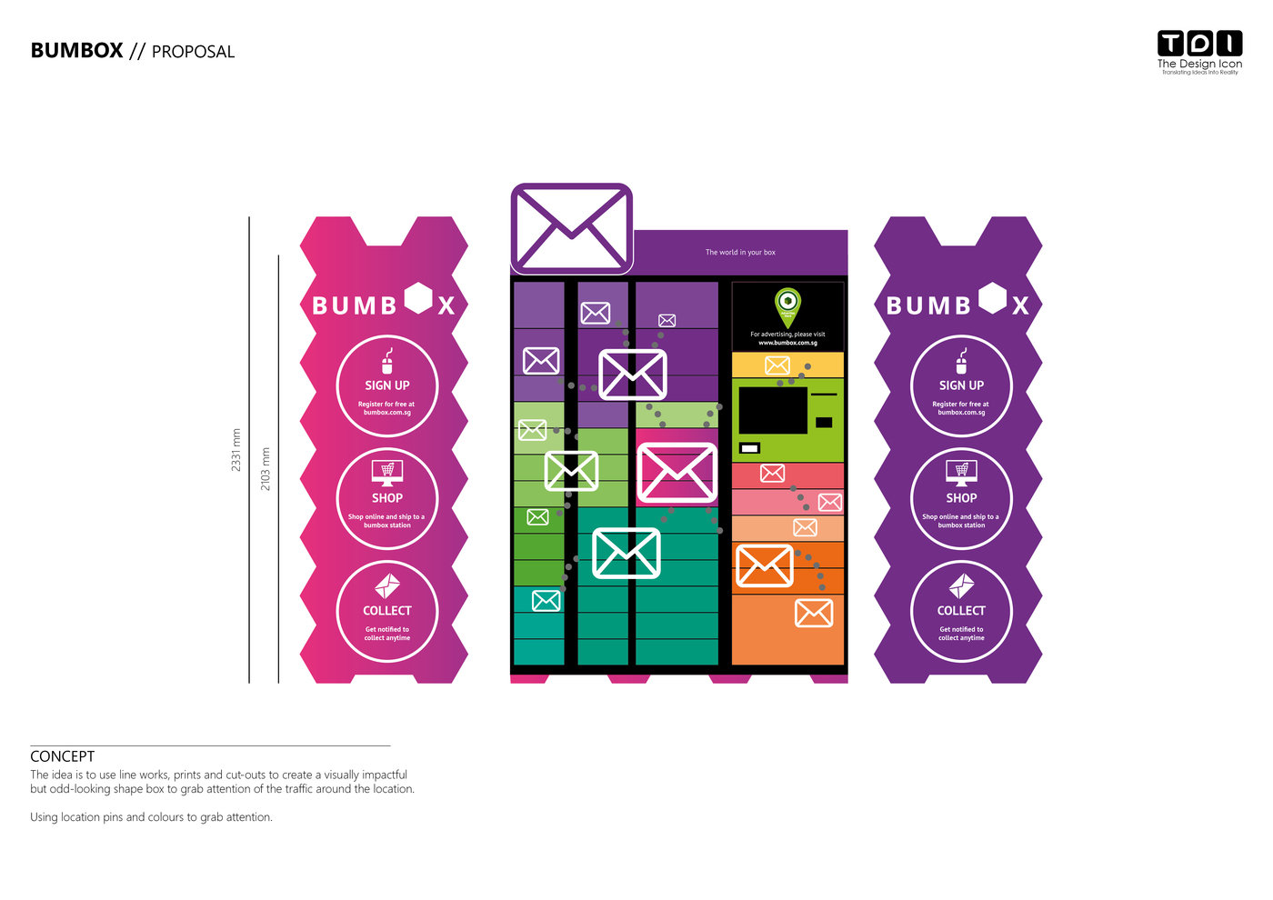 Bumbox_ Visual Display by Scott Tan at Coroflot.com