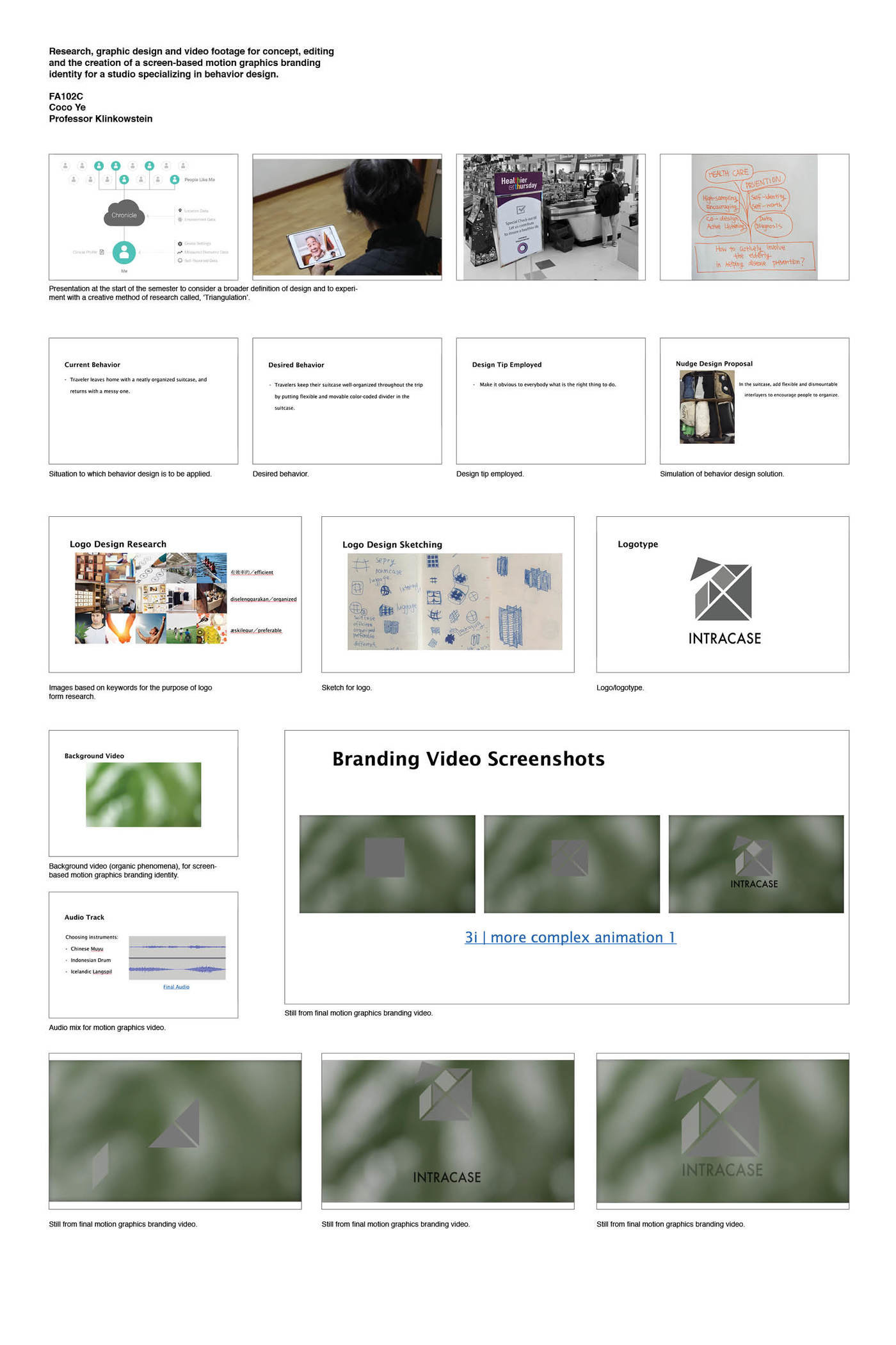 Research, Branding, Motion Graphic for Nudge Design Studio by Coco Ye ...