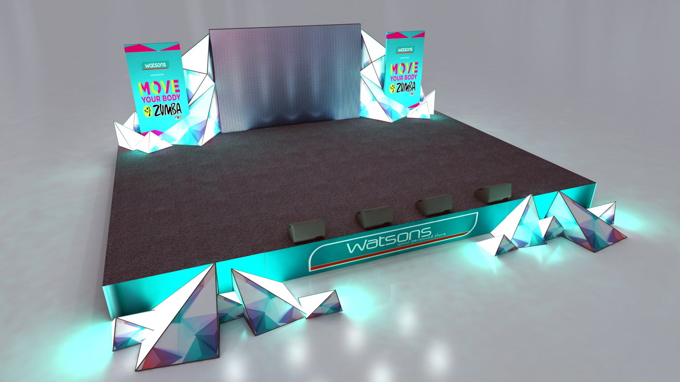 ZUmba Watson Stage Design by Efariza Zakaria at Coroflot.com