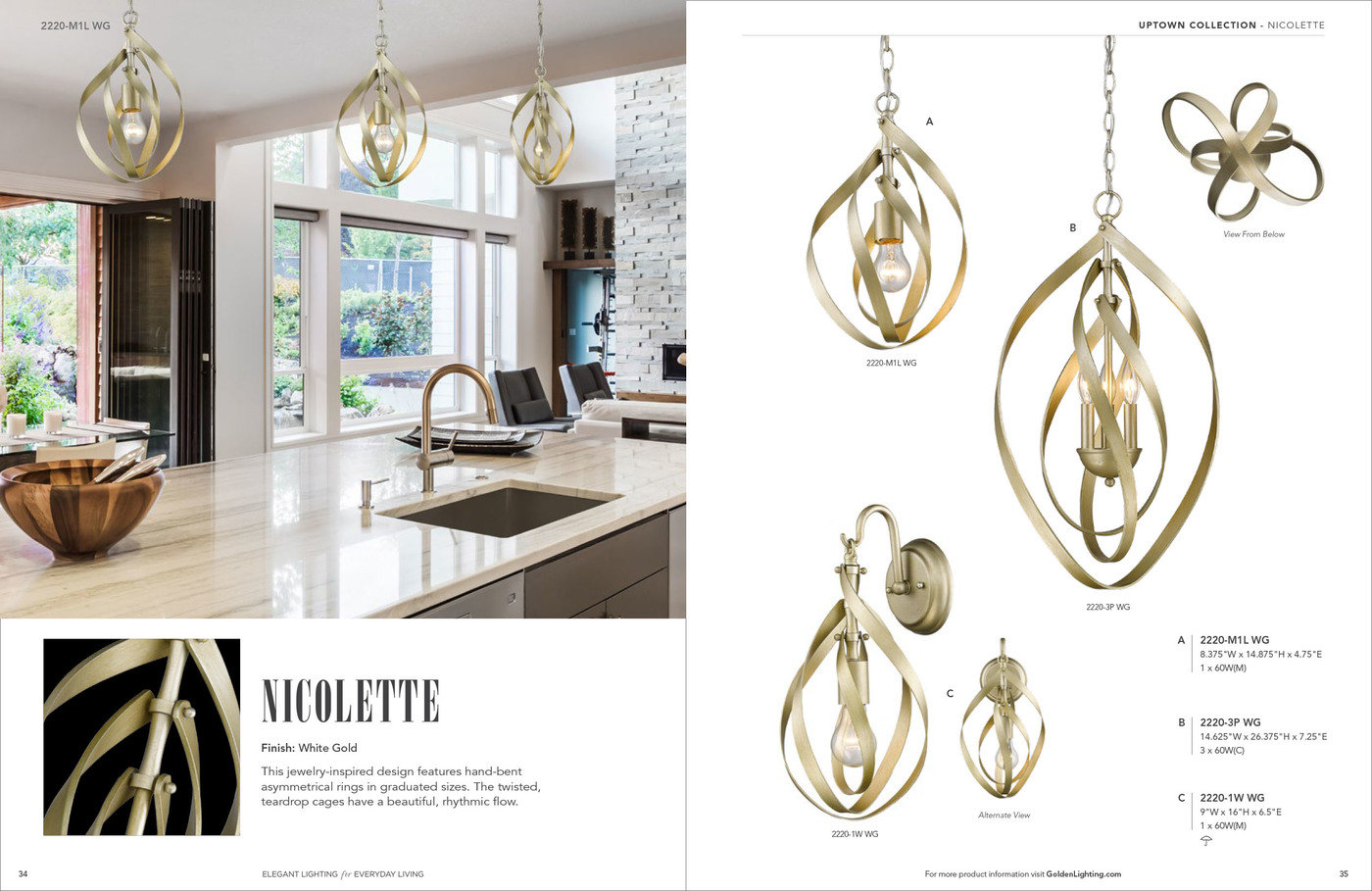2019-2020 Golden Lighting Catalog by Michael Reino at Coroflot.com