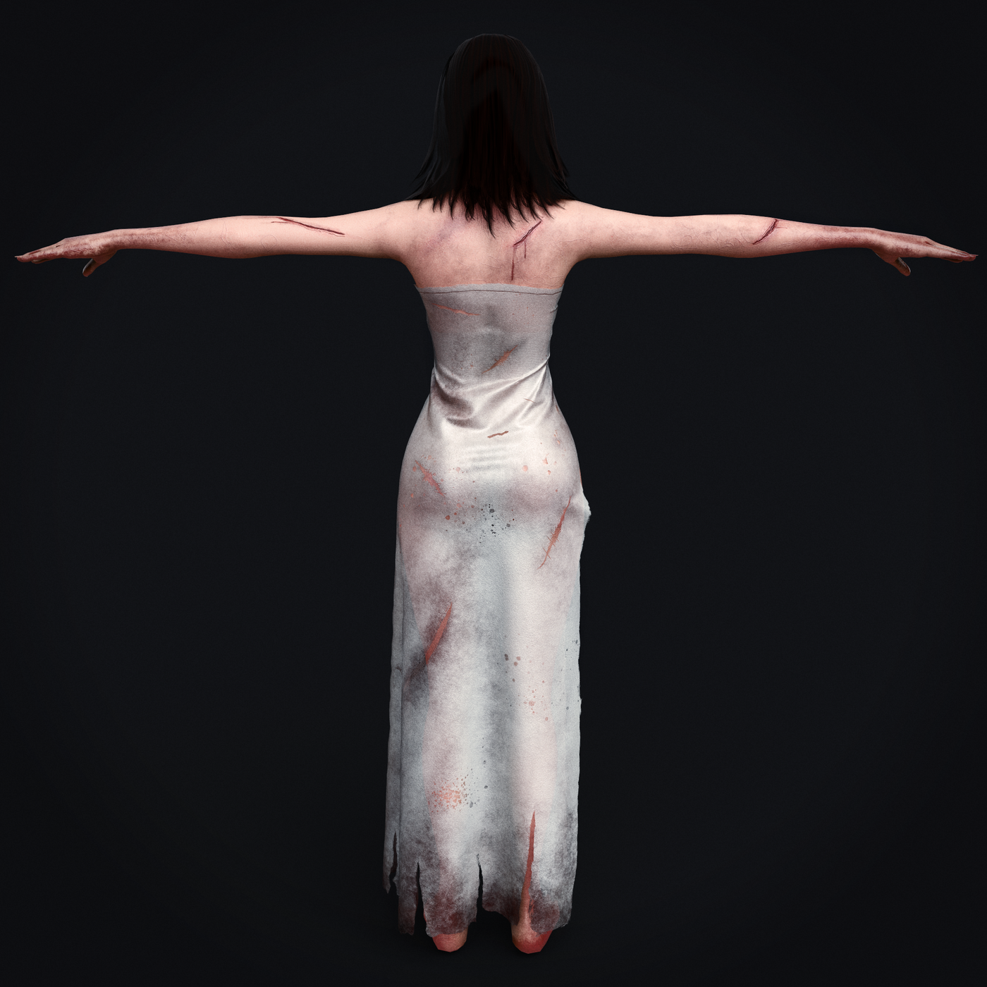 Ghost Woman (horror game character) by Mario Andres Bravo at Coroflot.com