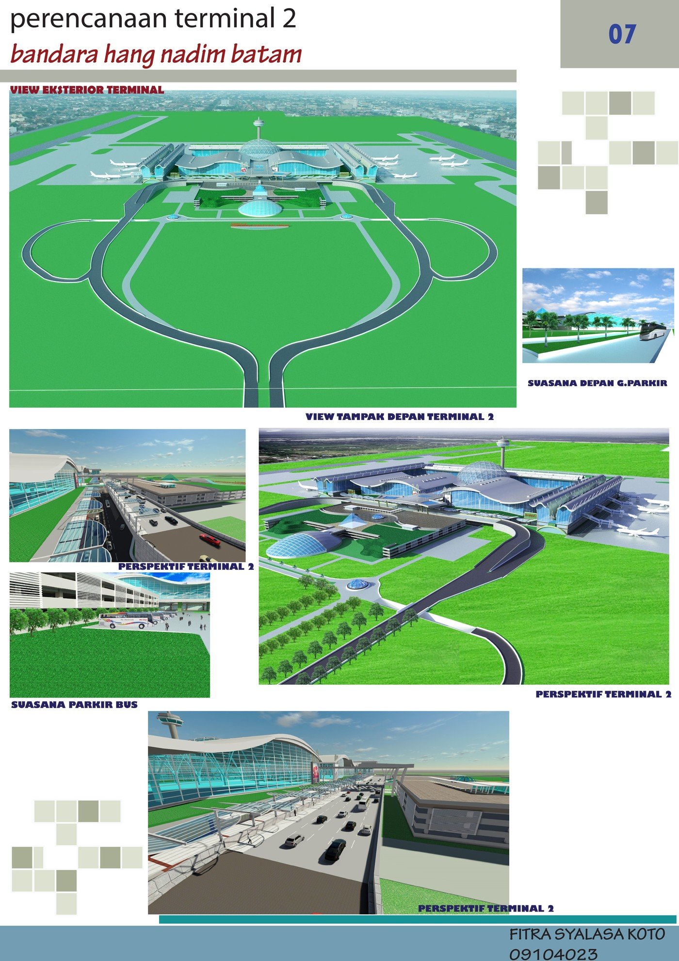 Perencanaan Terminal 2 Bandara Hang Nadim Batam by FITRA SYALASA KOTO ...