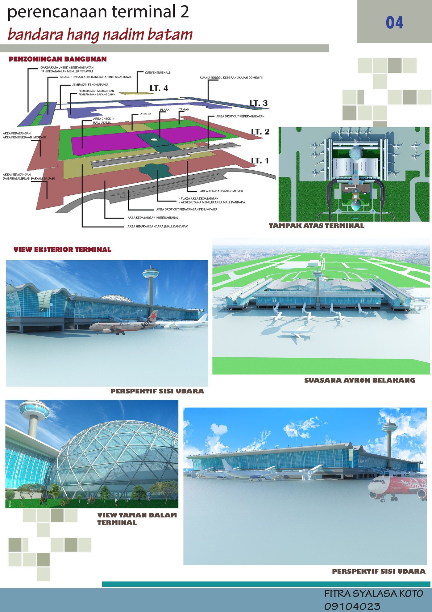 Perencanaan Terminal 2 Bandara Hang Nadim Batam by FITRA SYALASA KOTO ...