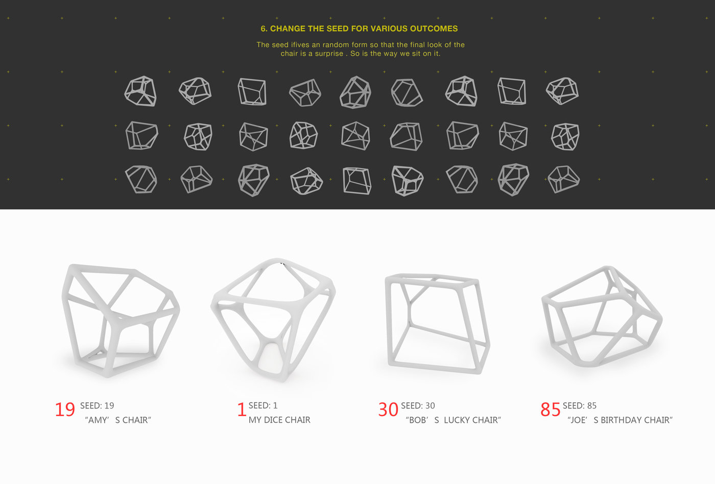 Dice Chair by Sichen Sun at Coroflot.com