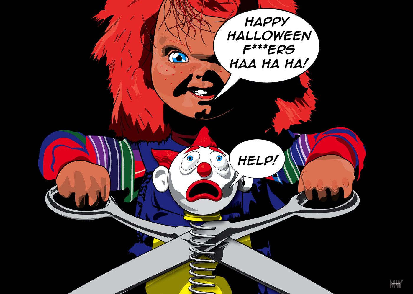 Chucky - Halloween Poster Design Project by Marvin Wheatle at Coroflot.com