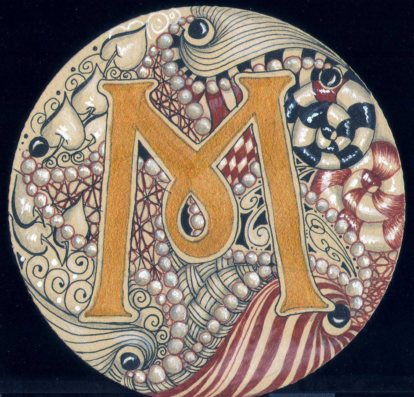 Contemporary Illuminated Letters by Launie McDevitt at Coroflot.com