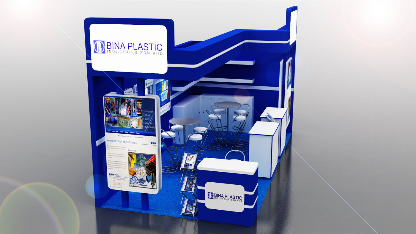 Bina Plastic booth design by Muhammad Syarafuddin Khairul Anuar at ...