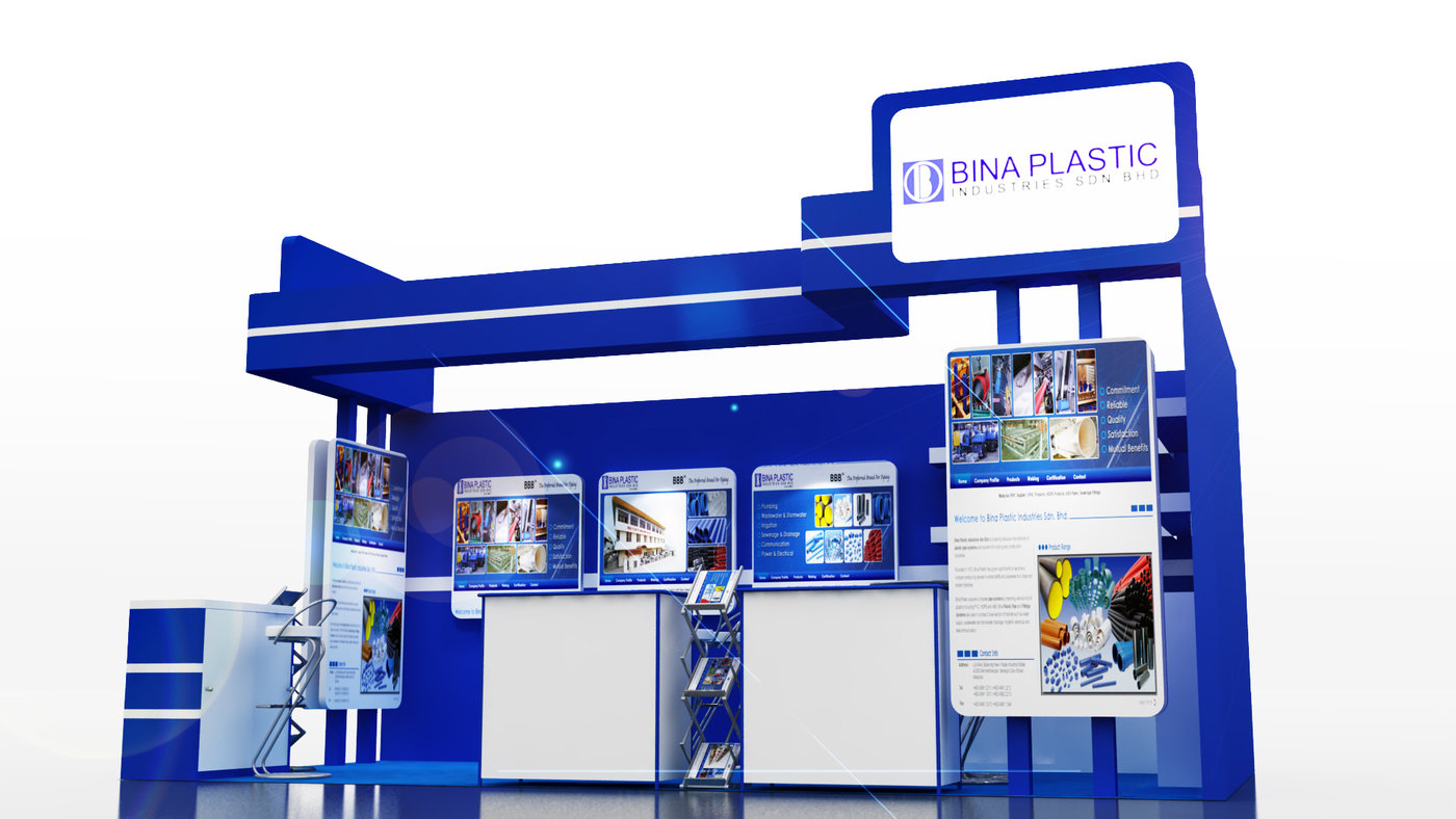 Bina Plastic booth design by Muhammad Syarafuddin Khairul Anuar at ...