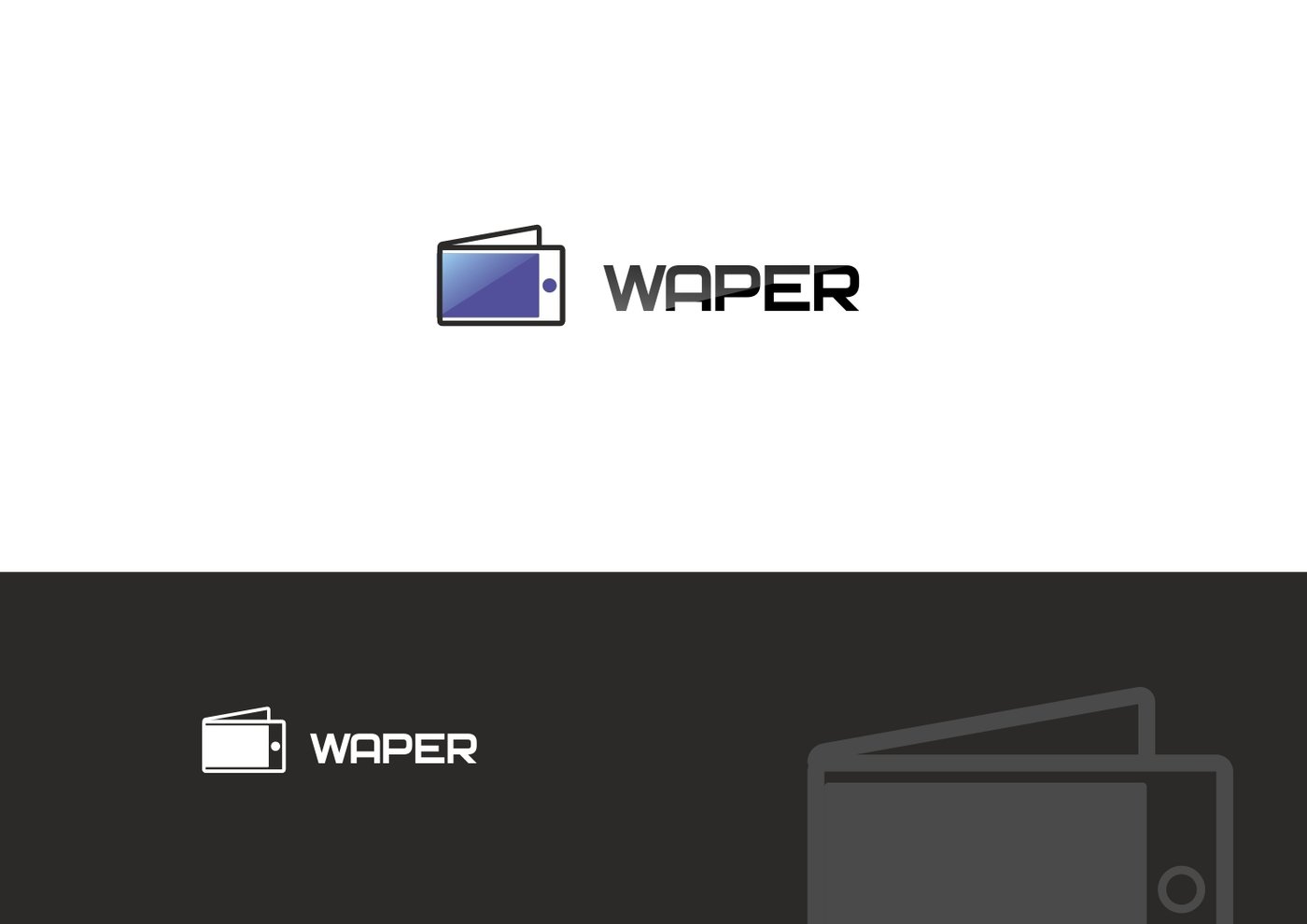 Лого для "Waper". by Artem Stisenko at Coroflot.com