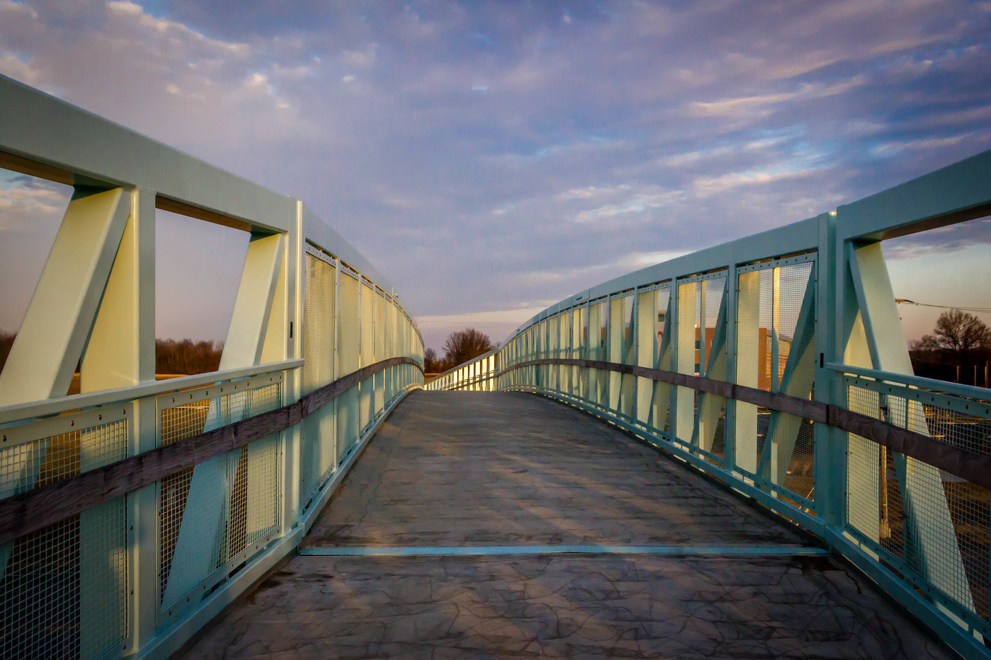 Orange Bridge at Sunset by Brian Henry at Coroflot.com