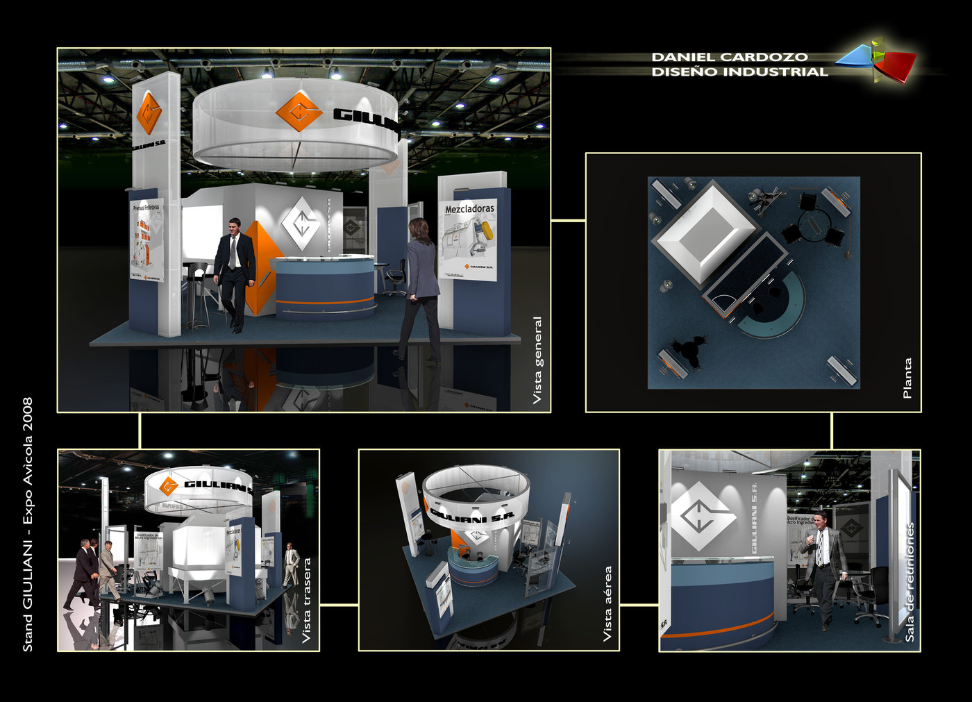 Exhibit Booth / Stand design by Daniel Cardozo at Coroflot.com