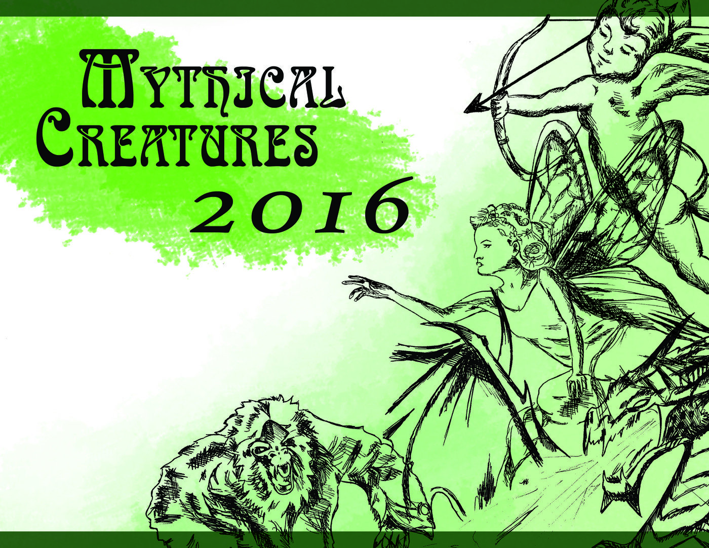 Mythical Creatures Calendar by Kimberly Schwarzenbart at Coroflot.com