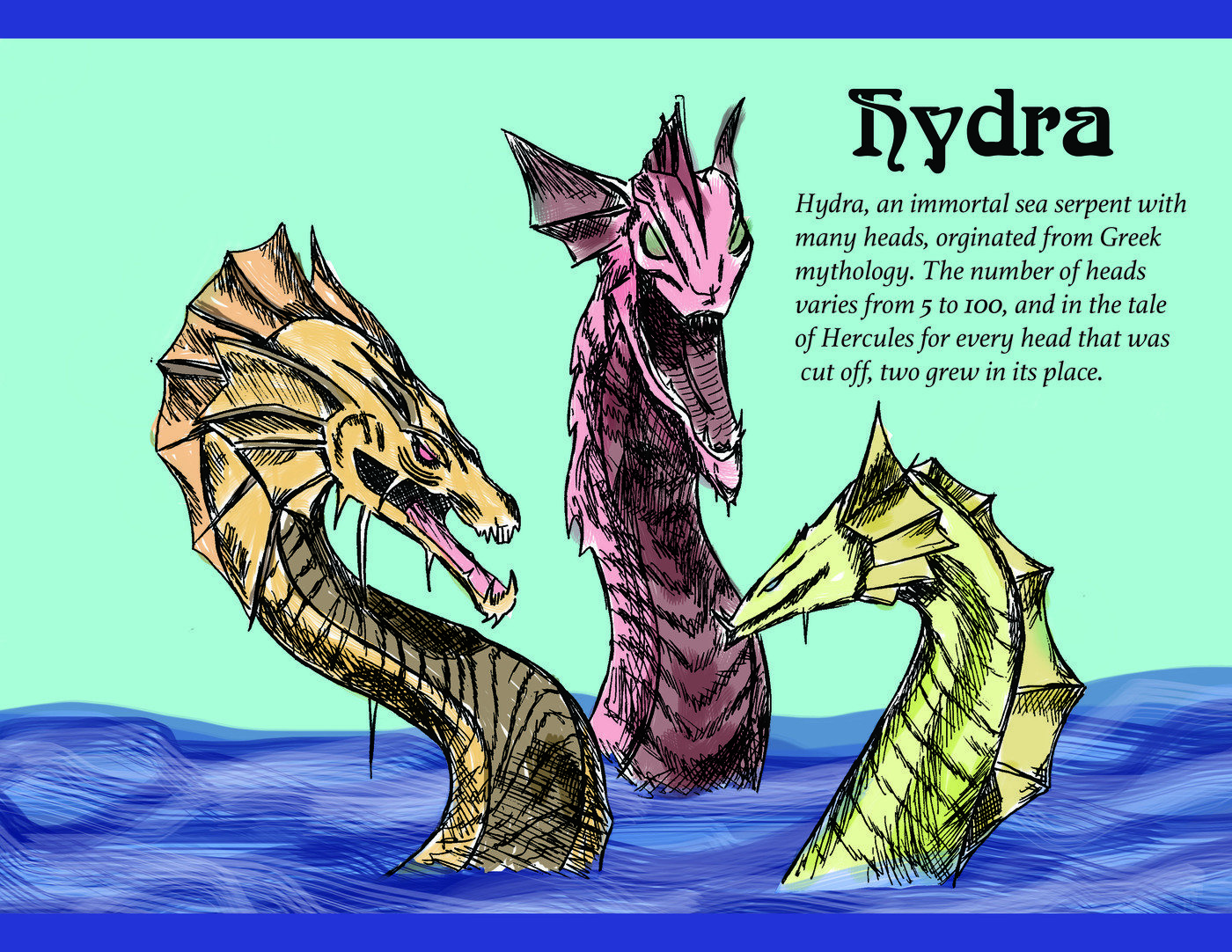 Mythical Creatures Calendar by Kimberly Schwarzenbart at Coroflot.com