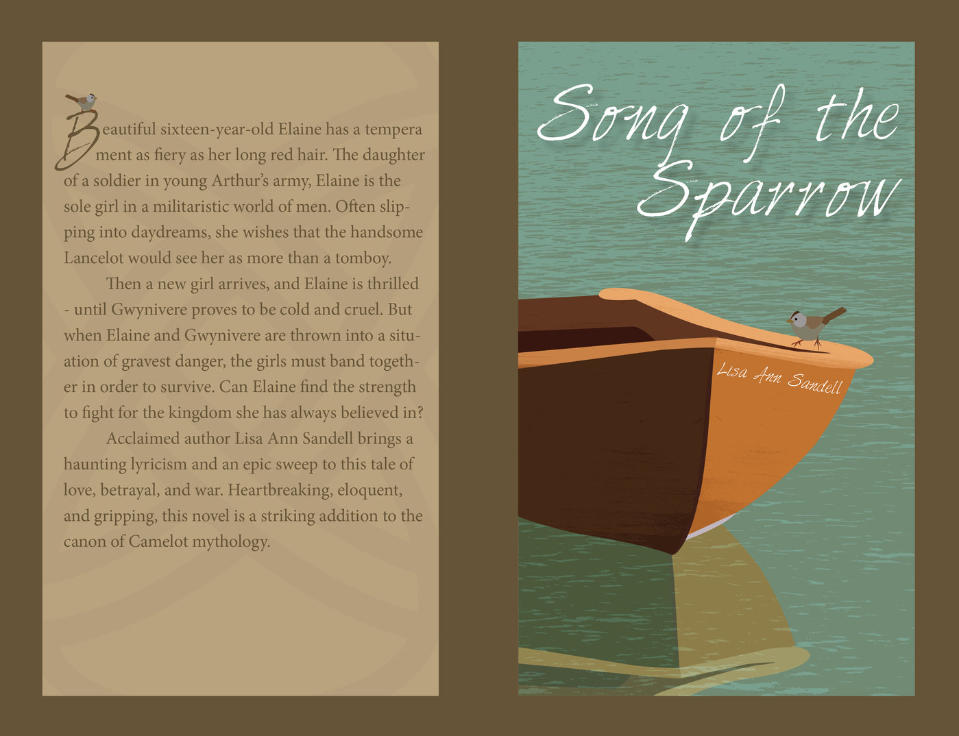 Song of the Sparrow Book Design by Lauryn Walker at Coroflot.com