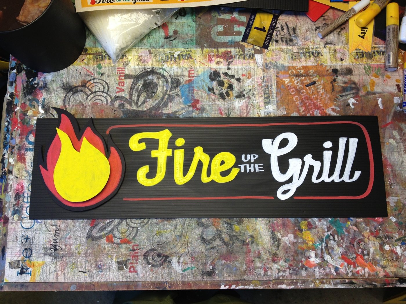 Grilling Promo Signage by Carolyn McKenzie at Coroflot.com