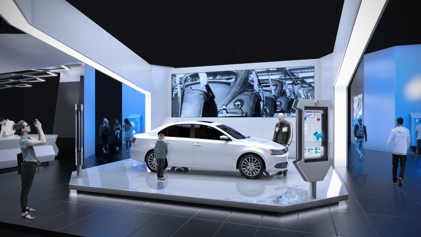 Volkswagen Stand Concept by Armando Díaz at Coroflot.com