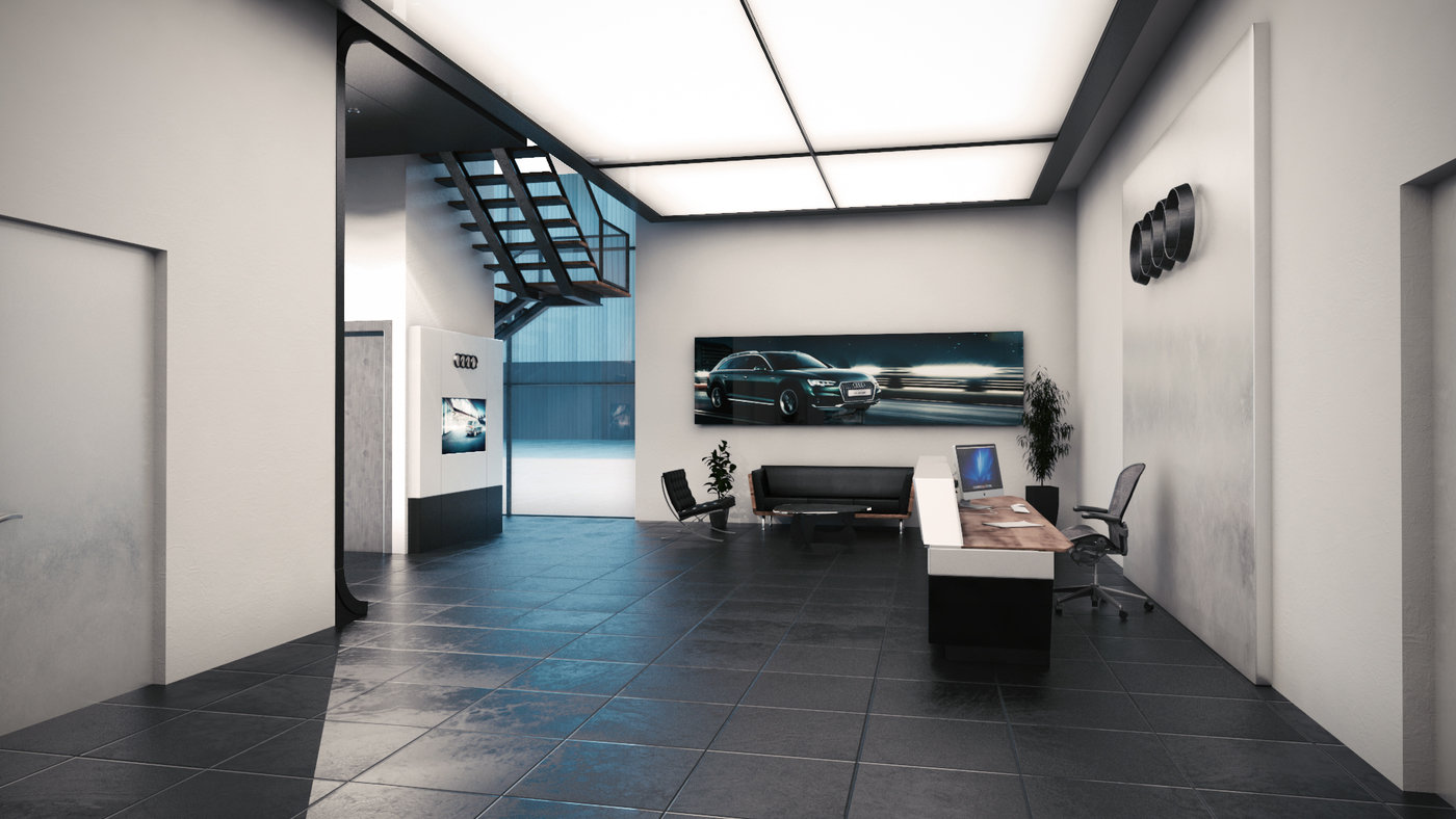 AUDI LOBBY INTERIOR DESIGN by Armando Díaz at Coroflot.com